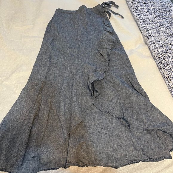 Express | Skirts | Express Denim Maxi Skirt | Poshmark